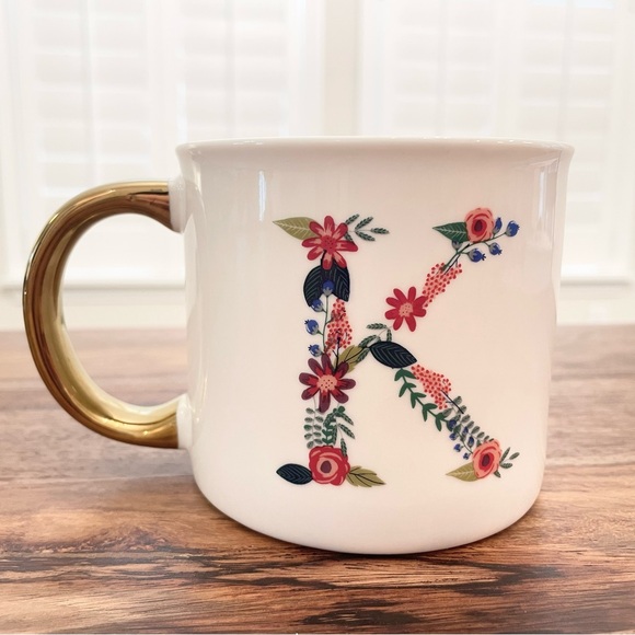 Opalhouse | Kitchen | Opalhouse 6 Oz Monogram Mug Letter K | Poshmark